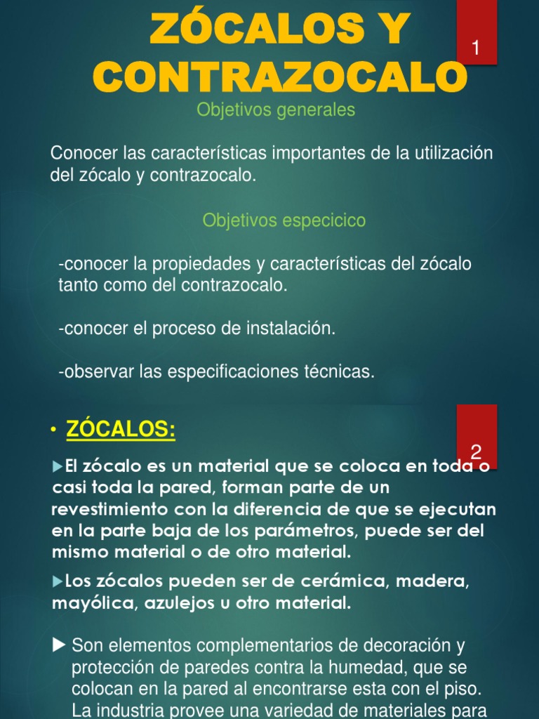 Zocalos | PDF | Cerámica | Aluminio