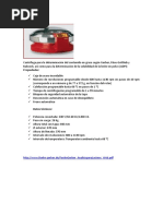 Registro Invima de Centrifuga Nuve nf200 | PDF