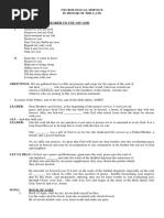 Program Script For The Necrological Service For The Hon | PDF | Local ...