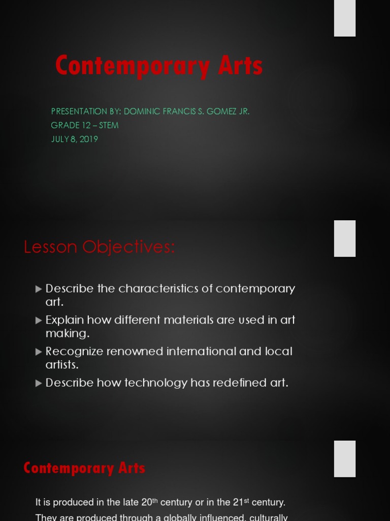 Contemporary Art in Region 8 | PDF | Art Media | Aesthetics