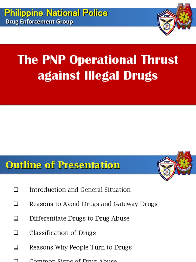 KKDAT Lecture, Re PNP Program Trust For Illegal Drugs | PDF ...
