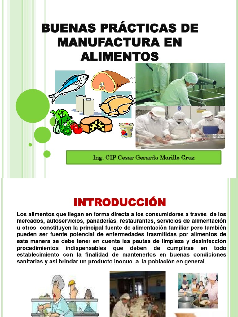 Buenas Practicas de Manufactura en La Manipulacion de Alimentos | PDF | Carne | Alimentos