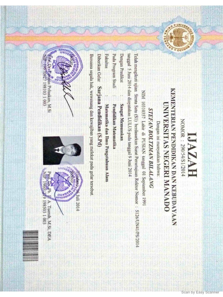 Ijazah S1 PDF | PDF