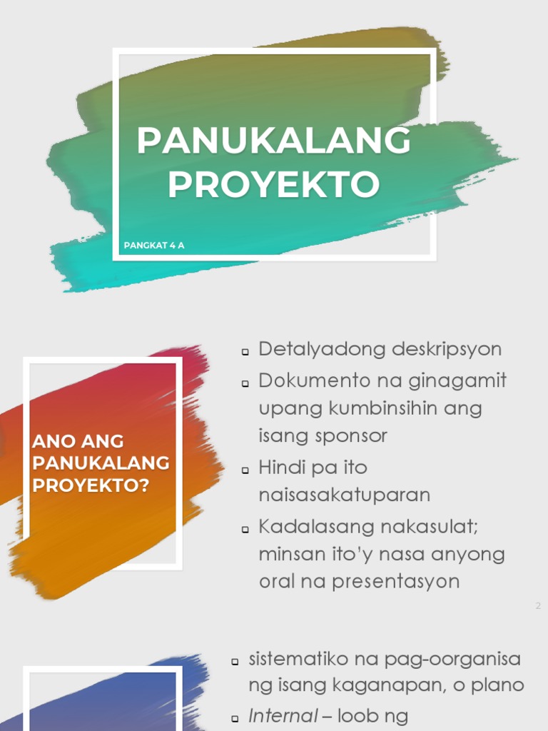 Proyekto | PDF
