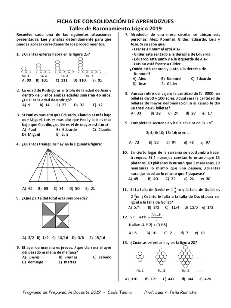 Ficha de Repaso Final | PDF