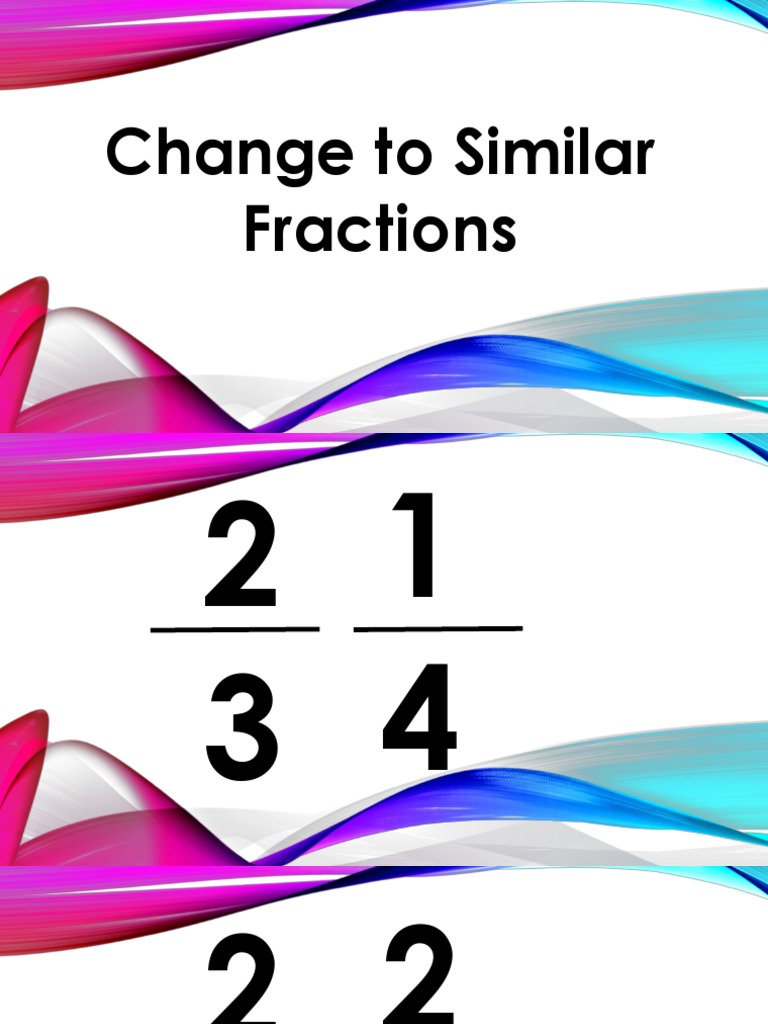 Fraction Simplification Guide | PDF | Cooking, Food & Wine | Language ...