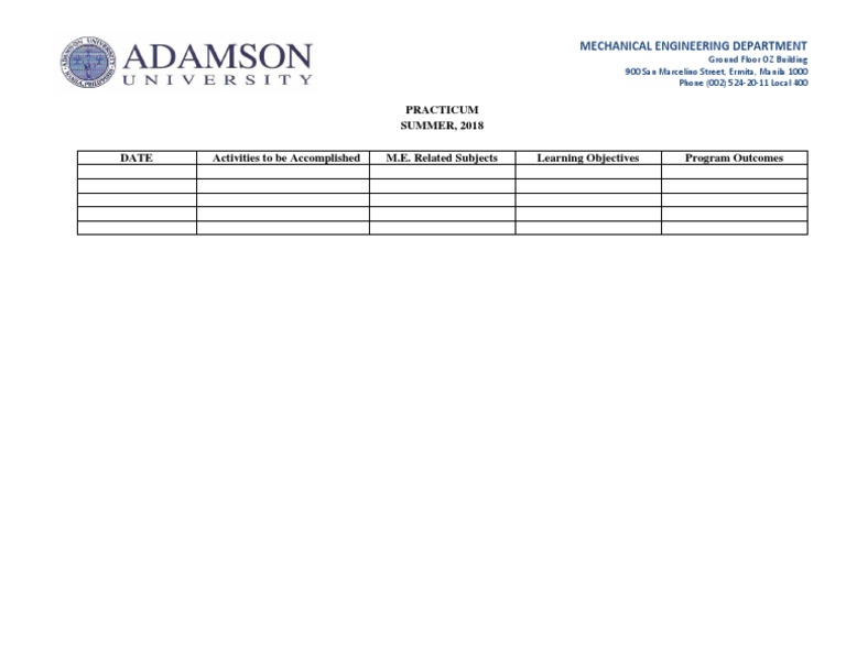 Work Journal Format | PDF