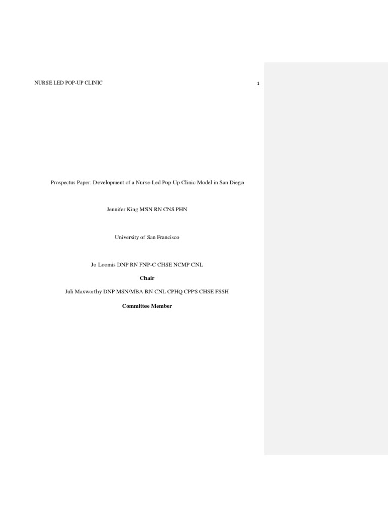 Prospectus Paper Edit | PDF | Nursing | Evidence Based Medicine