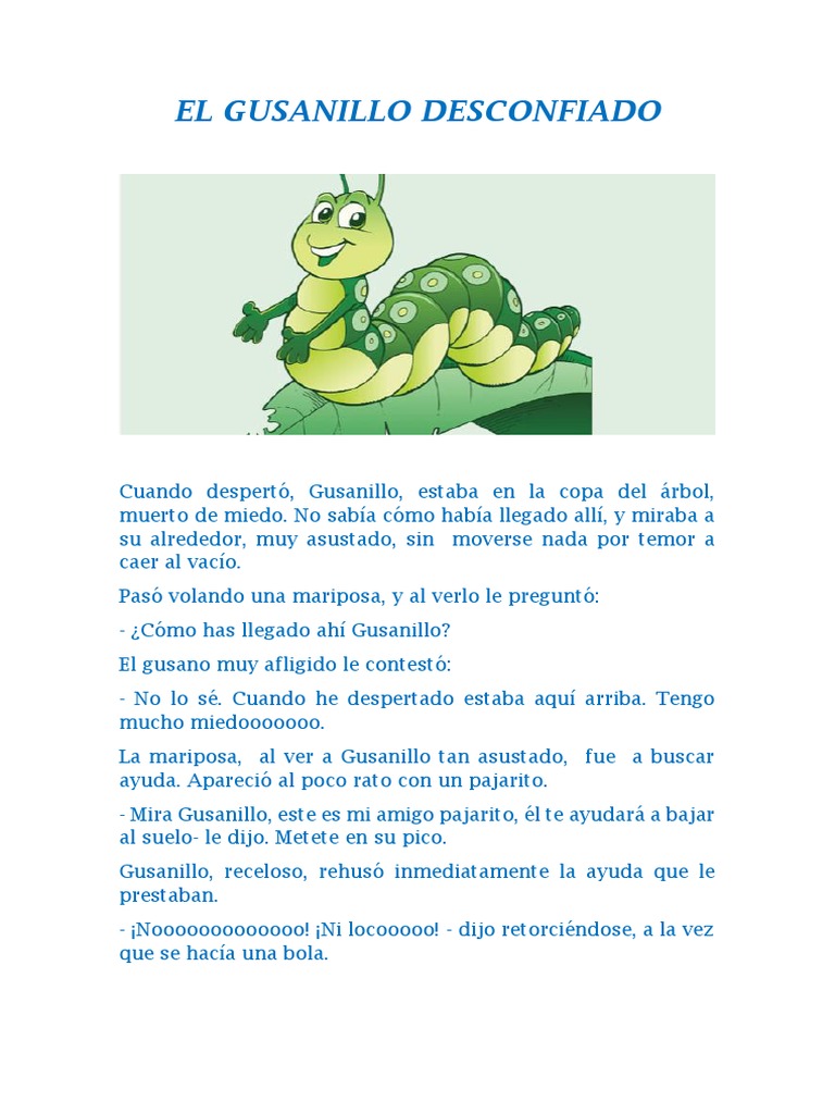 El Gusanillo Desconfiado PDF | PDF