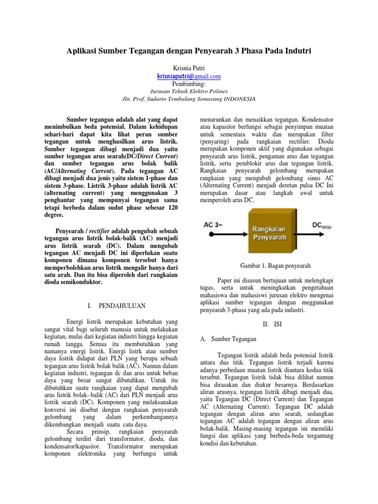 Paper Elektronika Daya | PDF