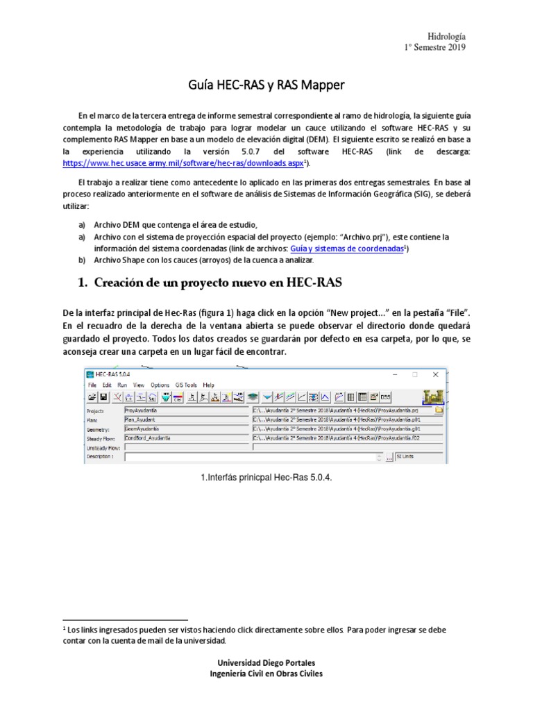 Guia Hec-RAS - RAS Mapper PDF | PDF | Ventana (informática) | Sistema ...