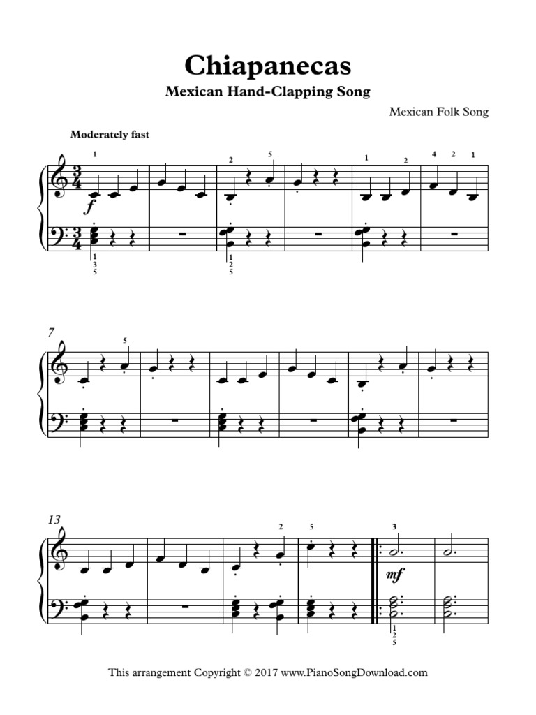 Mexican Hand-Clapping Song PDF | PDF