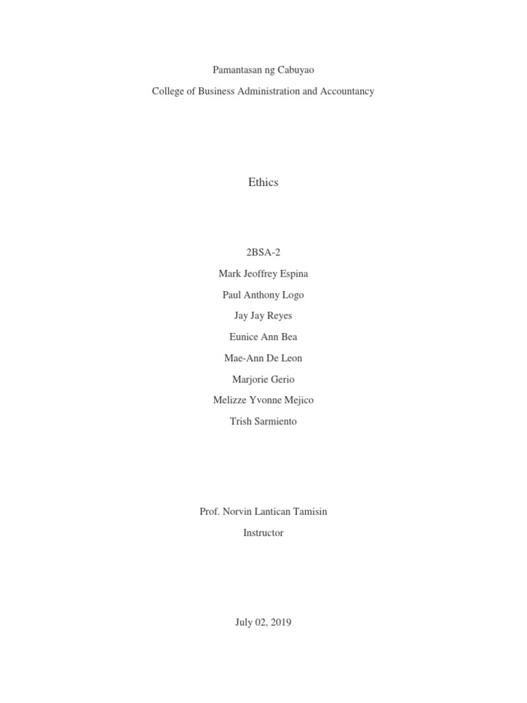 Ethics | Descargar gratis PDF | Value (Ethics) | Morality