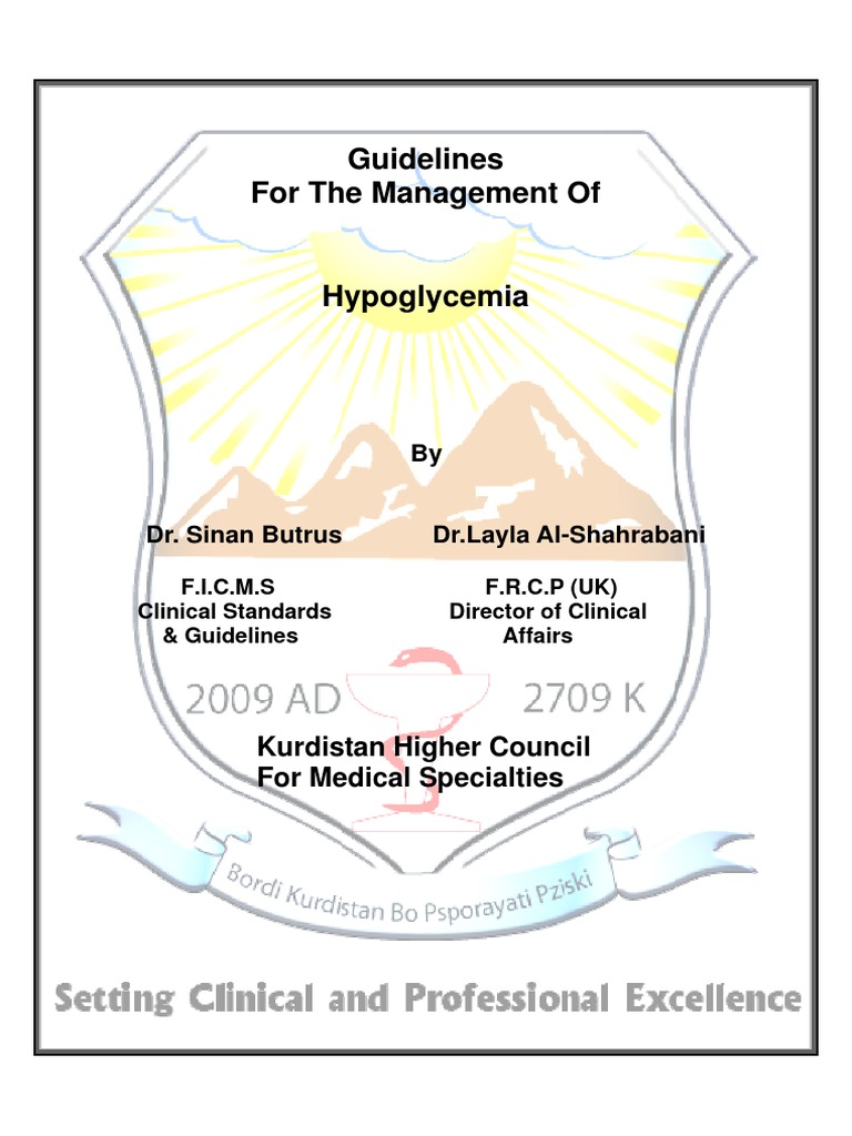 Guideline, Management of Hypoglycemia | PDF | Hypoglycemia | Diabetes ...