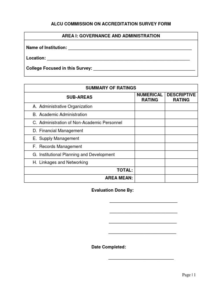 ALCUCOA Standards | PDF | Records Management | Employment
