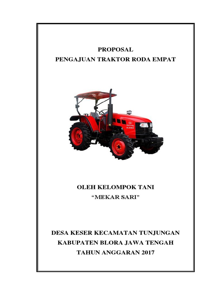 Proposal Kelompok Tani Mekar Sari | PDF