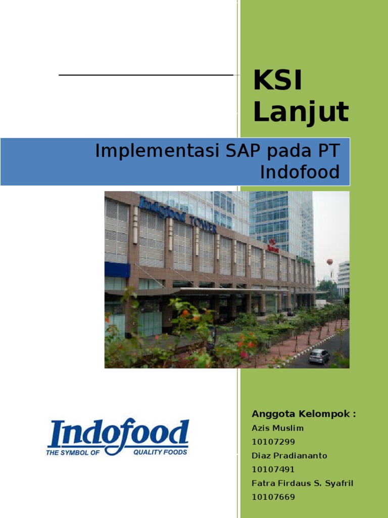 Implementasi ERP Pada PT Indofood | PDF