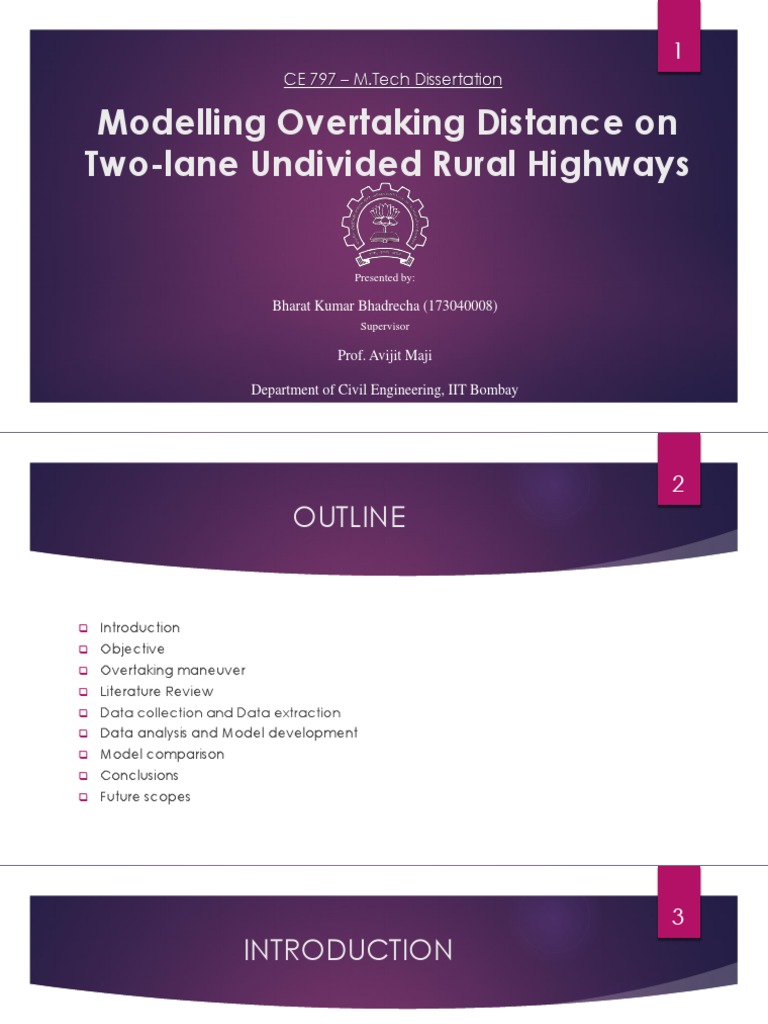 Modelling Overtaking Distance On Two-Lane Undivided Rural Highways ...