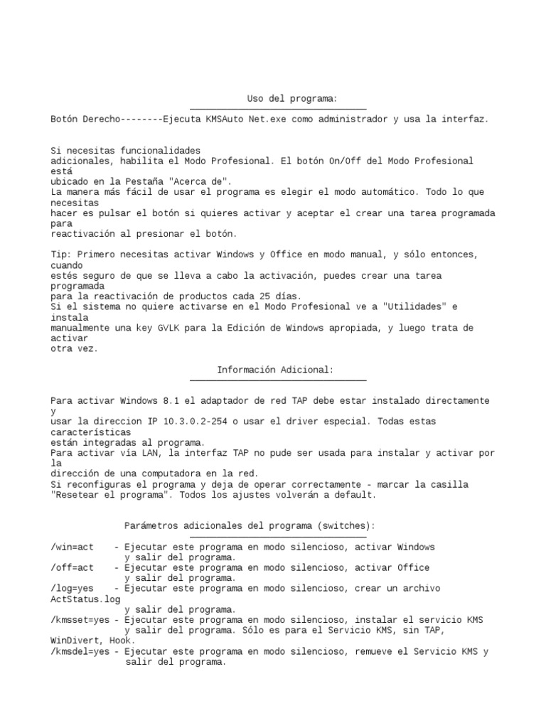 Activación de Windows y Office con KMSAuto | PDF | Microsoft Office ...