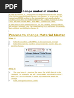 Change Material Master - MM02 | PDF | Information Technology Management ...
