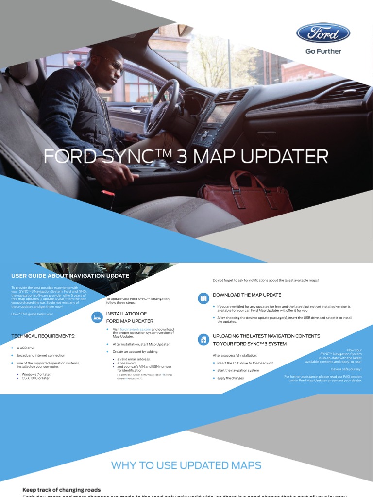Ford Brochure About Map Update EN PDF | PDF | Usb Flash Drive | Software