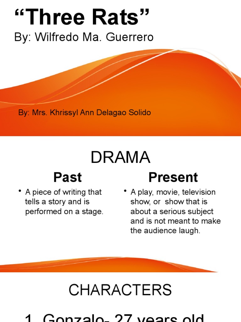 By: Wilfredo Ma. Guerrero: "Three Rats" | PDF