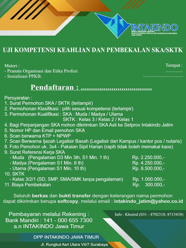 Brosur Intakindo | PDF