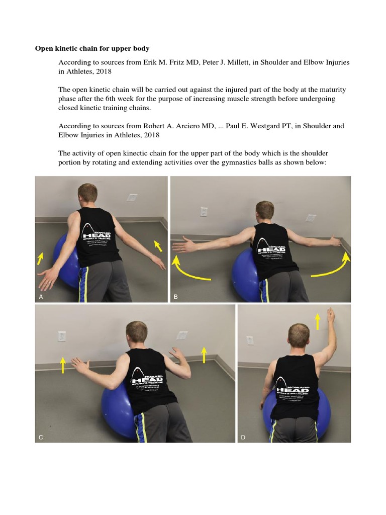 Open Kinetic Chain For Upper Body | PDF | Anatomical Terms Of Motion ...