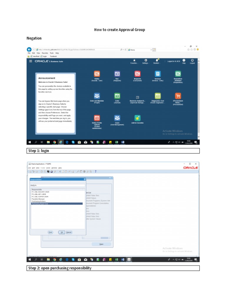 How To Create Approval Group | PDF | Computing | Computing And ...
