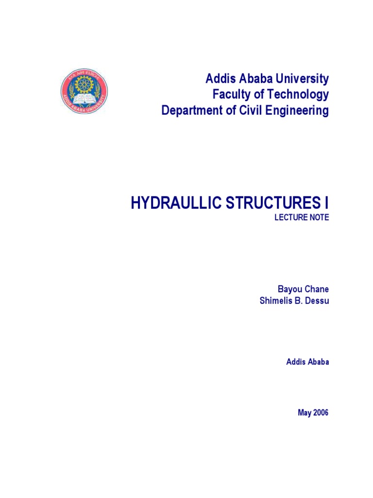 Hydraulic Structures PDF | PDF | Spillway | Dam