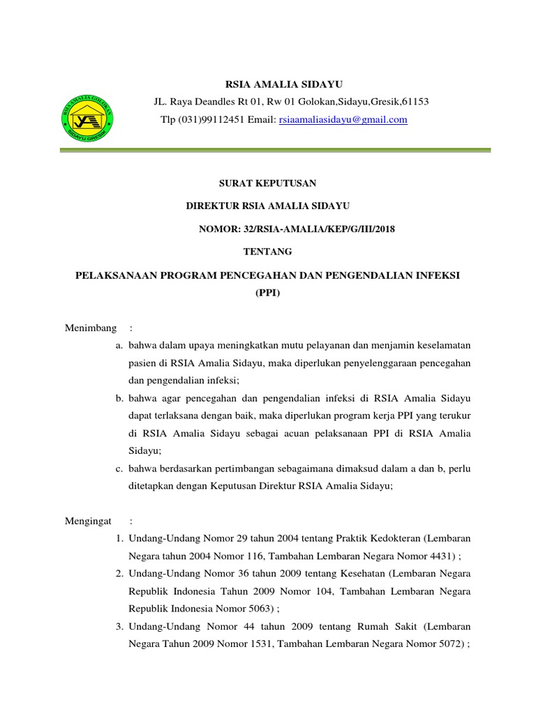 SK Penetapan Program Ppi | PDF