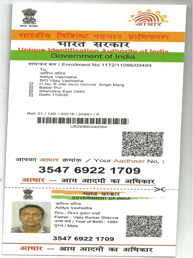 Aditya Aadhaar | PDF