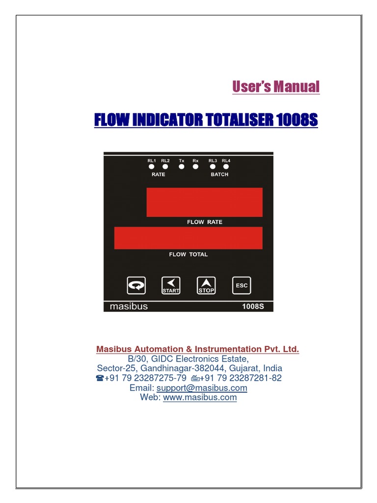 1008S User Manual | PDF | Power Supply | Relay