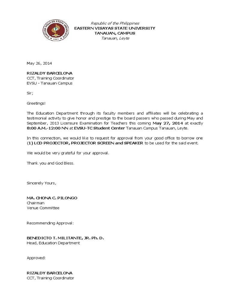 Letter For LET Review | PDF | Learning