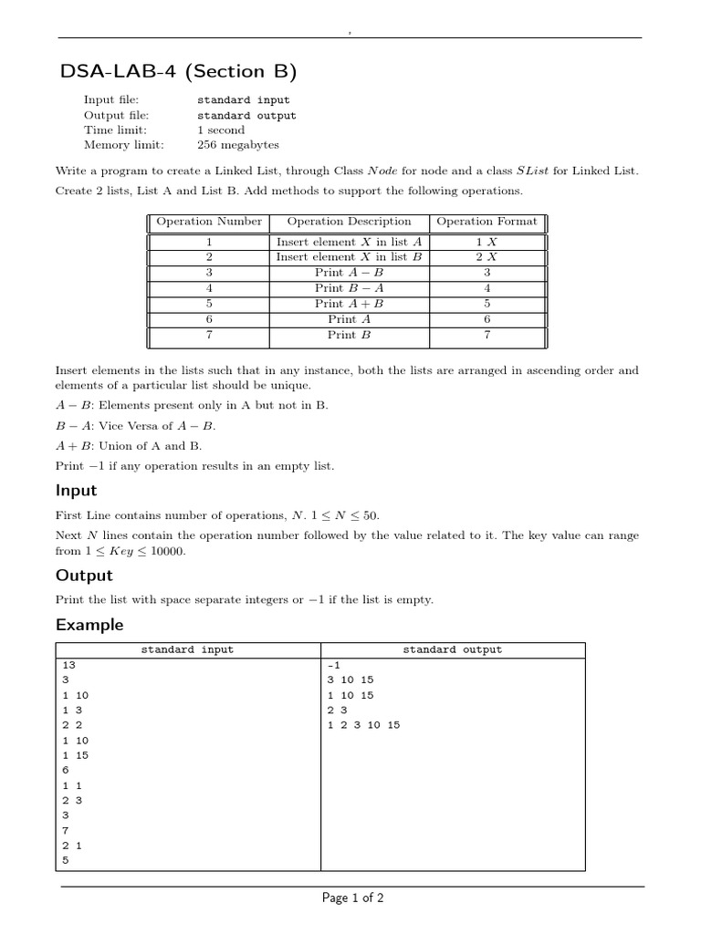 CP Data Structure Problem | PDF