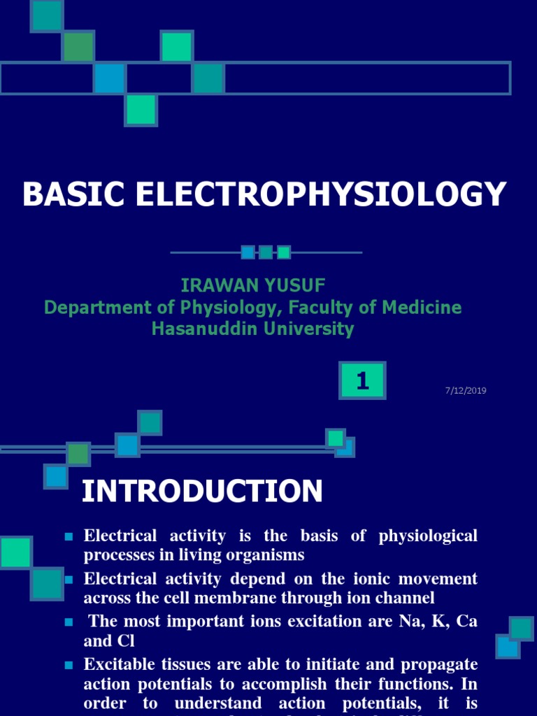 Basic Electrophysiology | PDF | Action Potential | Membrane Potential