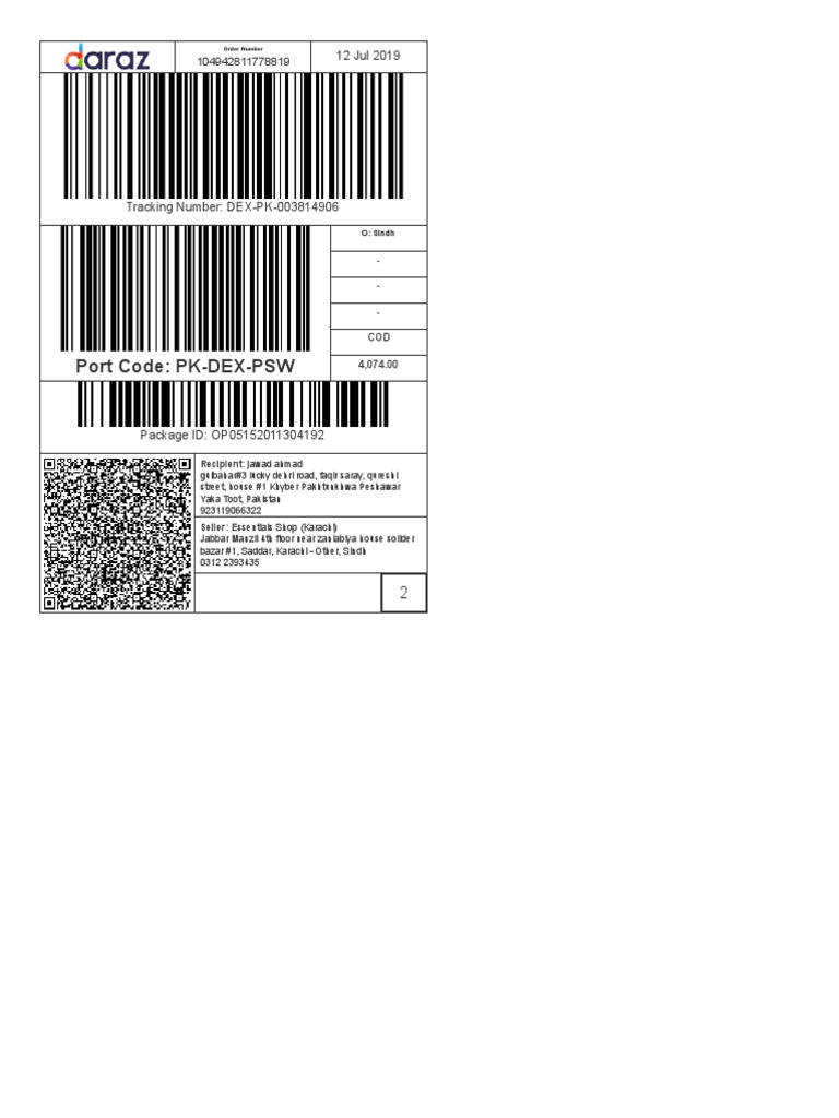 Daraz Order | PDF