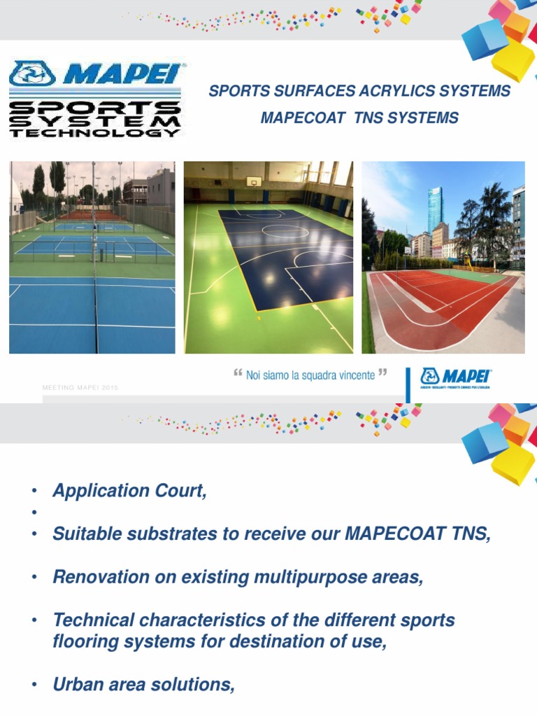 Mapei Sports Flooring Systems | PDF | Epoxy | Asphalt