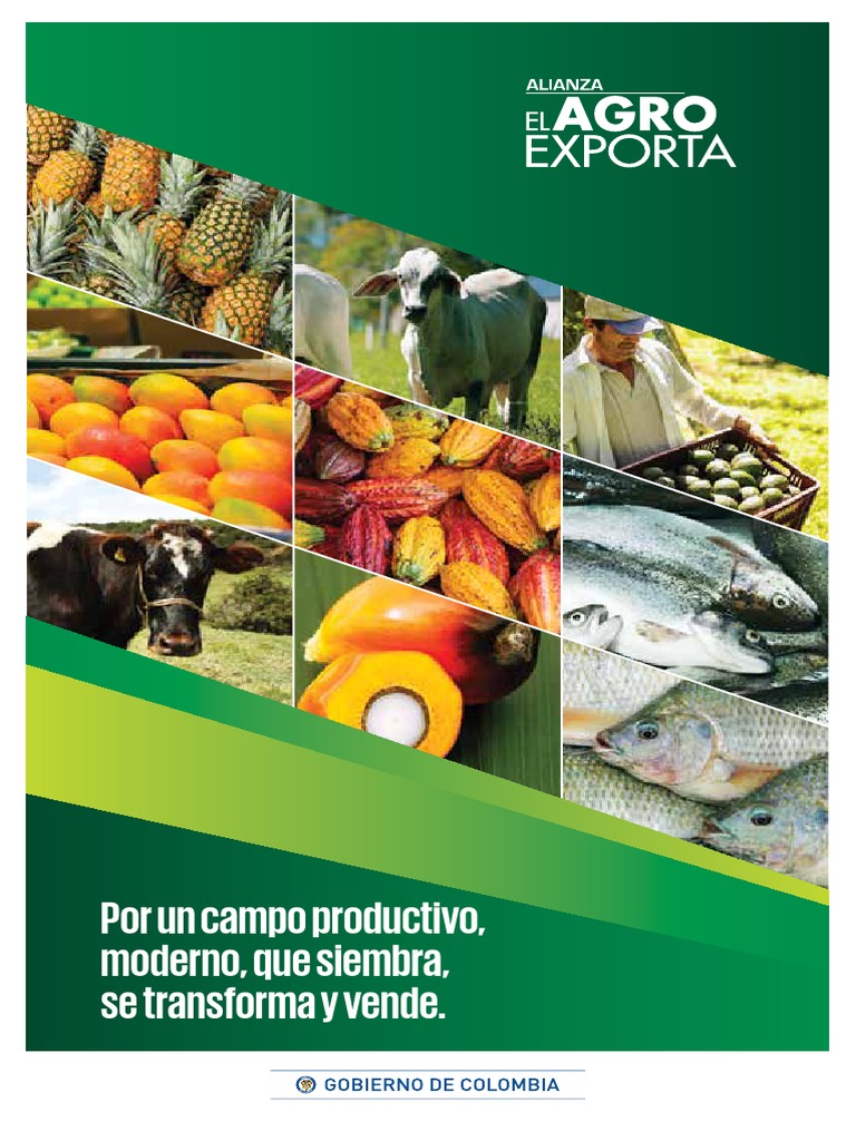 Cartilla El Agro Exporta | Agricultura | Colombia