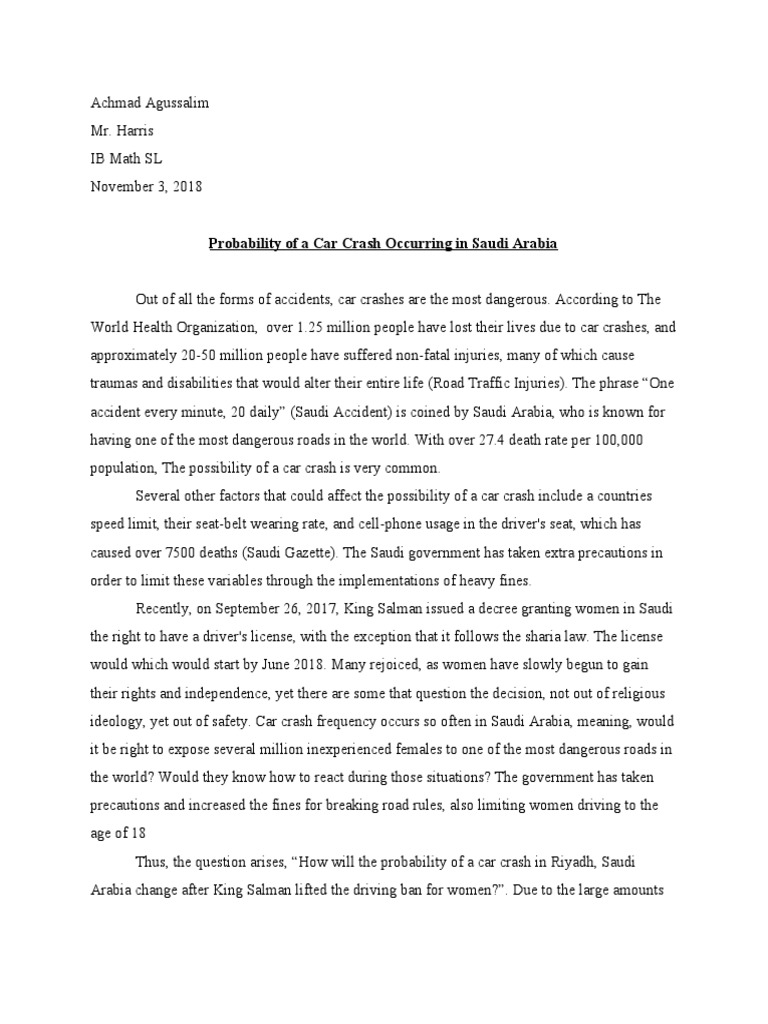 Math Final IA Rough Draft, 3 - 11 - 2018 PDF | Download Free PDF ...