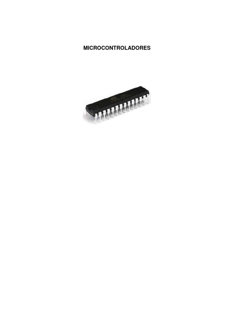 Microcontroladores | PDF | Unidad Central de procesamiento ...