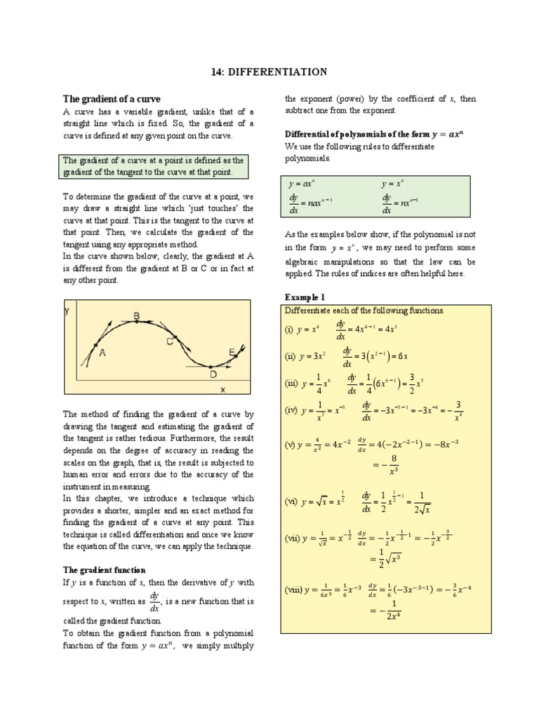 Differentiation PDF | PDF | Sine | Trigonometric Functions