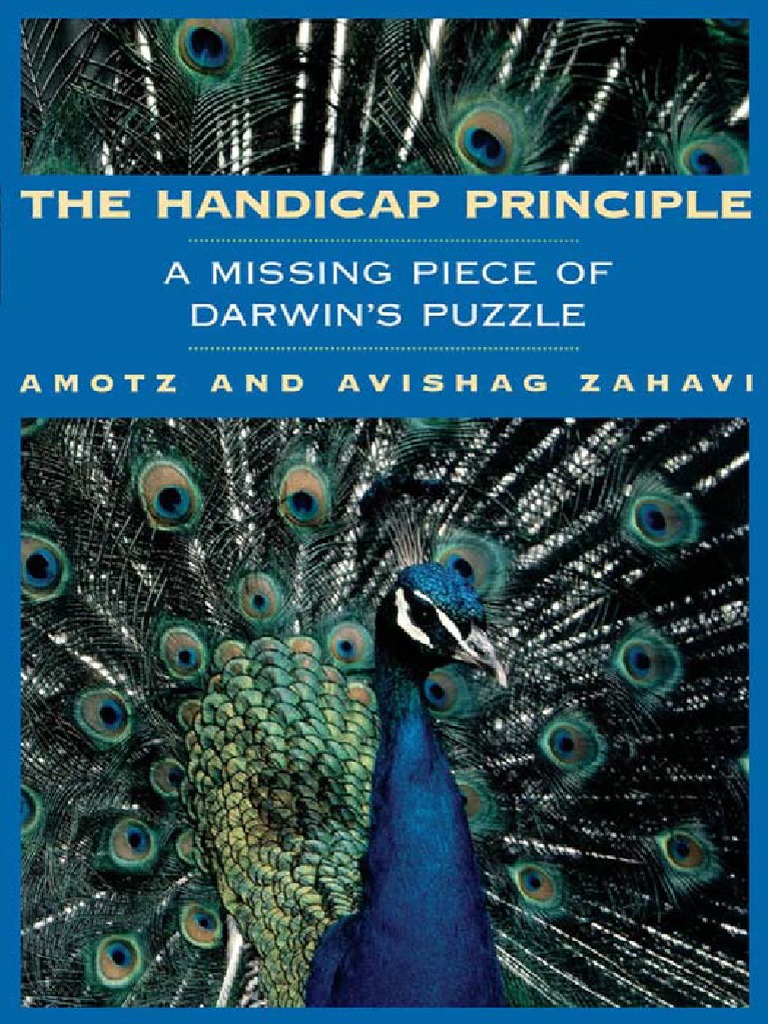 The Handicap Principle - A Missi - Amotz Zahavi, Avishag Zahavi PDF ...