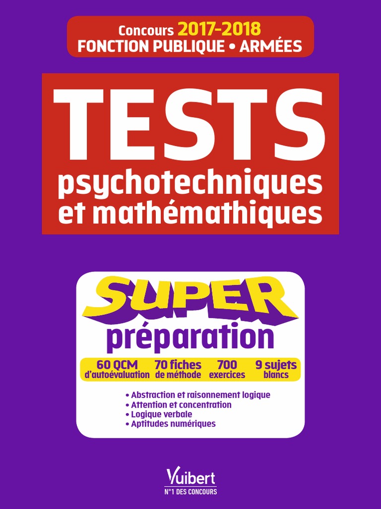 Test Psychotechnique | PDF | Nombre | Triangle