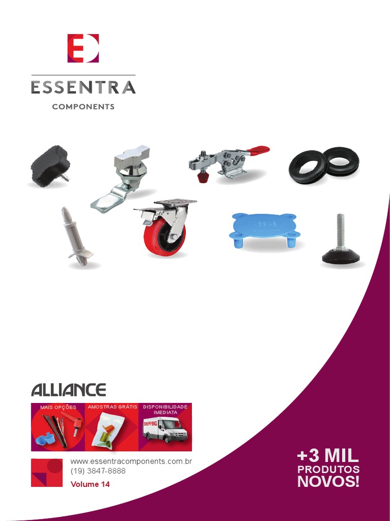 ESSENTRA - Catalogo - Master - Brasil PDF | PDF | Parafuso | Materiais ...