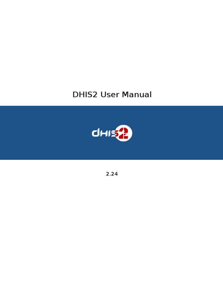 Dhis2 User Manual en PDF | PDF | Metadata | Free Software