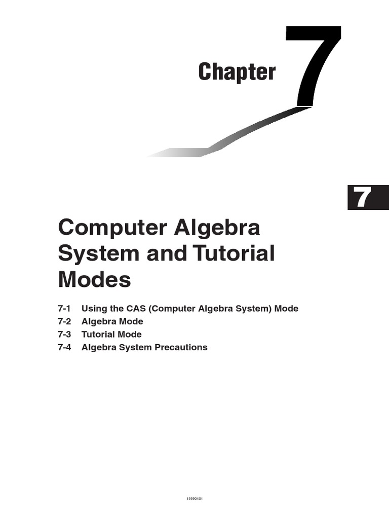Computer Algebra System and Tutorial Modes | Download Free PDF | Exponential Function | Variable ...