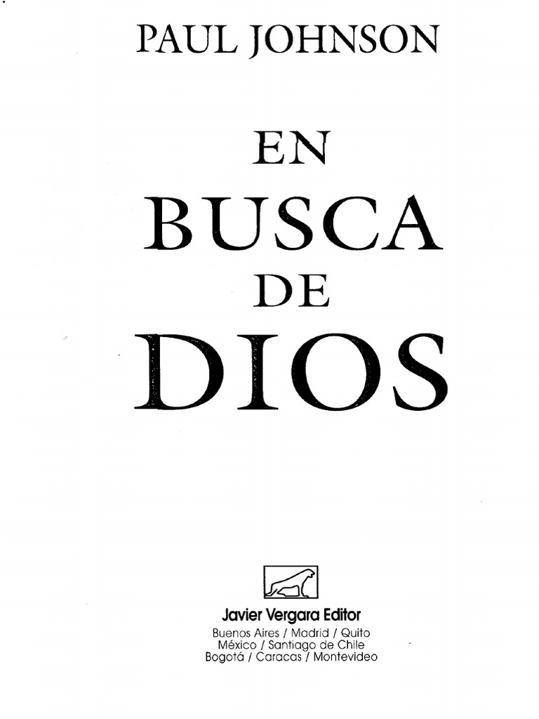 Johnson Paul en Busca de Dios PDF | PDF