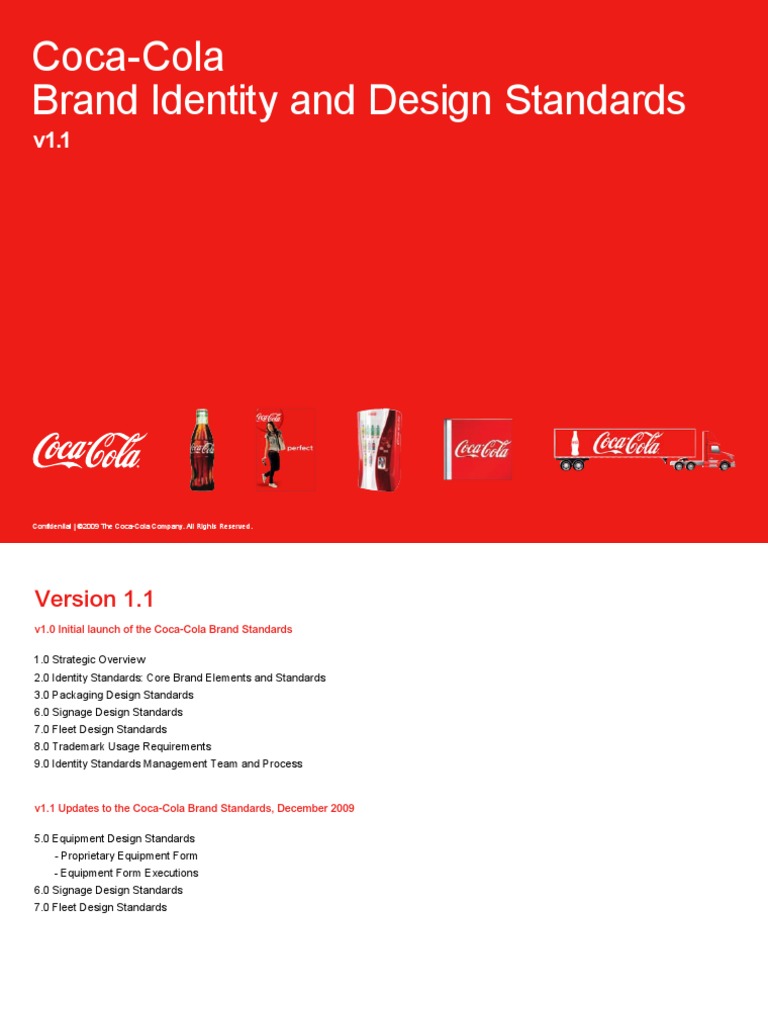 Coca-Cola Brand Identity and Design Standards | PDF | Logos | Brand