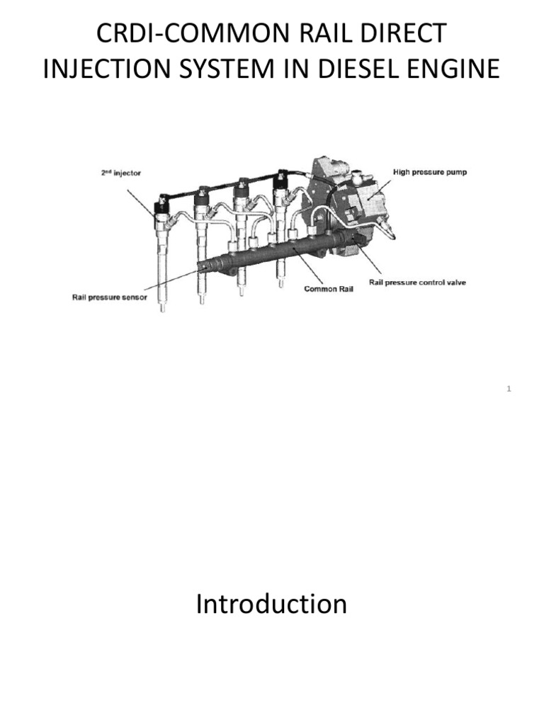 Crdi-Common Rail Direct Injection System | PDF | Fuel Injection | Engines